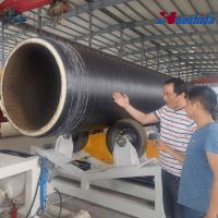 China PU Spraying & HDPE Winding Thermal Insulation Pipe Automatic Equipment for sale