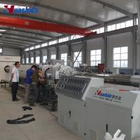China Automated HDPE Solid Pressure Water Gas Supply Plastic Pipe Making Machine for sale