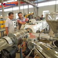 China Automated HDPE Solid Pressure Water Gas Supply Plastic Pipe Making Machine for sale