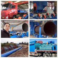 China Universal Diameter Pipeline Internal External Epoxy Coating Anti Corrosion Spray Line Equipment for sale