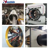 China PreInsulated Pipe Production Line Integrating HDPE Jacket Extrusion and Vacuum Calibration to Manufacture Insulated Pipes for sale