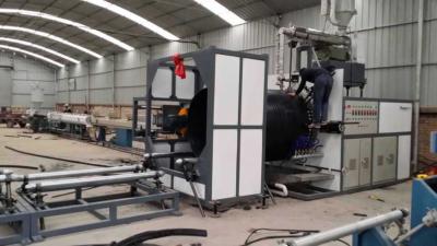 China 1200-4000 mm Plastic Machine Line For PE Double Wall Corrugated Pipe Production for sale