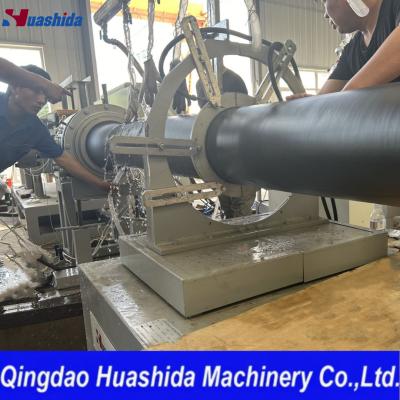 China Flexible PU Foaming Pert Insulation Pipe Extruder Machinery for Underground Pipe System for sale