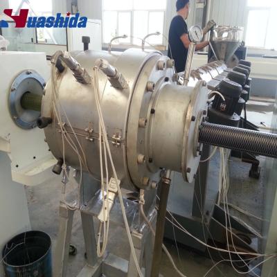China Cold Storage Coal Mines Petroleum Chemical Flexible PERT / PE / PPR Pre-Insulated Pipe Production Line for sale