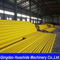 China PU Insulation Pipe Jacket Extrusion Line For Underground Heating And Cooling Pipeline for sale