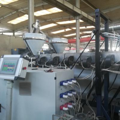 China HDPE PP Single Layer Sheet And Electrothermal Fusion Tape Production Line for sale