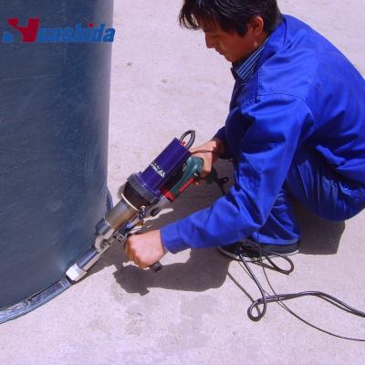 China Plastic Welding Gun Machine / Extruder Motor Power 1100W Hand Welding for sale