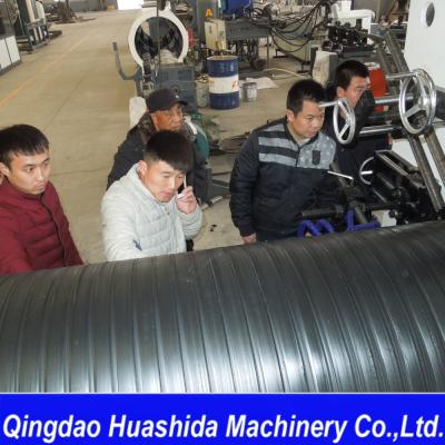 China HDPE Spiral Corrugated Pipe Machinery 200-3000mm Diameter for sale