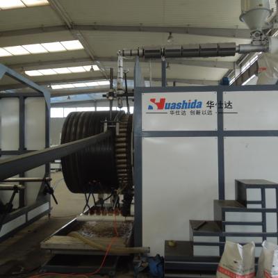 China HDPE Spiral Corrugated Pipe Making Machine 300-1200mm for sale