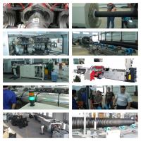 China HDPE PP Double Wall Corrugated Pipe Production Line for Drainage for sale