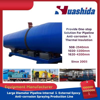 China 2025 3lpe Anti-Corrosion Steel Pipe Coating Line Environmentally Friendly for sale