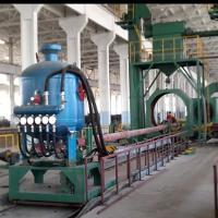 China Steel Pipe Inner Wall Sand Blasting Rust Removal Production Line for sale