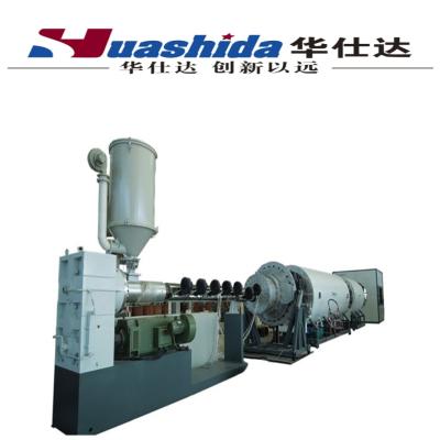 China Plastic PE Preinsulated Pipe Machine / HDPE Jacket Pipe / Sleeve Pipe Tube Making Machine Extrusion Production Line for sale