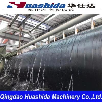 China Large Diameter PU Spray Foaming PE Wrapped Preinsulation Pipe Continuous Production Line for sale