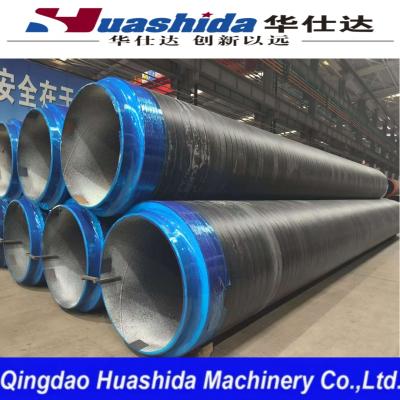 China High-Pressure PU Foam HDPE Winding Pipe Manufacturing System for sale