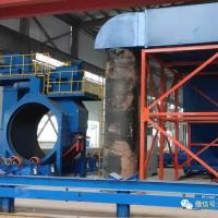 China Steel Pipe Blasting Deruster for 3LPE Coating Line 48-3000mm for sale