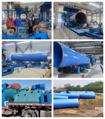 China FBE Coating Machine for Steel Pipes 159-4200mm with Powder Coating for sale