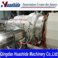 China Plastic Solid Pipe Extrusion Line / PE PP Pipe Production Line for sale