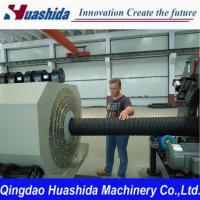 China Single-Screw HDPE Double Wall Corrugated Pipe Extruder 120kg/h for sale