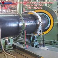 China 5D-8D Large Diameter Industrial Elbow Bend Steel Pipe with FBE and 3LPE Coating Epoxy Powder Thickness ≥170 Um AD Copolymer Adhesive Thickness 170-250 Um for sale