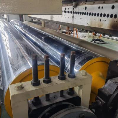 China Geomembrane Extrusion Line for Landfills and Water Treatment with SJ120/33 and SJ200/33 Models up to 8000mm Width for sale