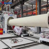 China Polyurethane Spraying Foam Preinsulated Steel Pipe Making Machine with PUF Insulation Layer and PE Outer Casing for Hot Chiller Water/Oil/Chemical Material Pipeline for sale