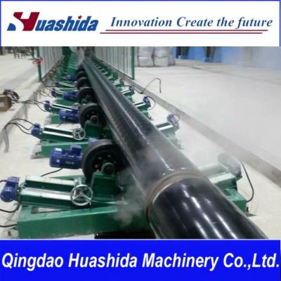 China Automatic 3PE Coating Line for Steel Pipes with 50-4200mm Specification and 3LPE Anti-Corrosion for sale