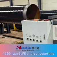 China 3LPE Coating Pipe Production Line with Pipe dia. 57-3400mm Blasting >2.5A and PE Thickness 2-3mm for Anti-Corrosion for sale