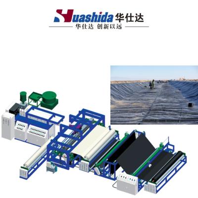 China 8-Meter Width PE Waterproof Roll Extrusion Line with 0.1-3.0mm Thickness and 1000-1000kg/h Capacity for sale