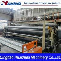 China 0.1-3.0mm Thickness 8000mm Width PE Geosynthetic Membrane Extrusion Line with 1000-200kg/h Capacity for Civil Engineering and Industrial Waterproofing for sale