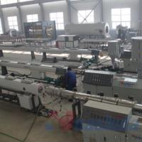 China Automatic HDPE Solid Wall Pipe Extrusion Line with Computerized System and Single-screw Extruder for 20-630mm Pipe Diameter for sale