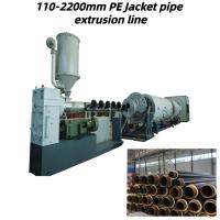China High-Output Energy-Efficient HDPE Jacket Pipe Extrusion Line for Smooth Internal and External Walls for sale