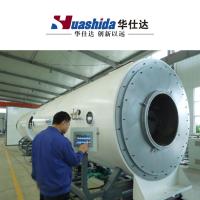 China HDPE Jacket Casing Pipe Extrusion Line with PLC Control for Ø110-2200 mm Pre-Insulated Pipes at 250-1600 kg/h for sale