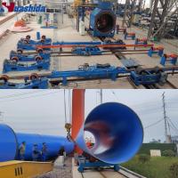 China FBE Coating Machinery with PLC Control System and High Voltage Electrostatic Spray Gun for ≥Sa2.5 Clean Level Steel Pipe Coating for sale