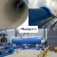 China 3LPE Coating Pipe Production Line with High Voltage Electrostatic Spray Gun SA2.5 Clean Level and PLC Automatic Control System for sale