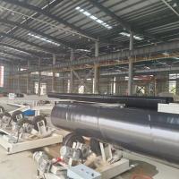 China Steel Pipe 3LPE Coating Line For Oil Gas Pipeline Using Epoxy Powder PE Adhesive for sale
