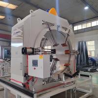 China HDPE Jacket Pipe Casing Extrusion Line with Dust-Free Cutting for Pre-Insulated Pipe for sale