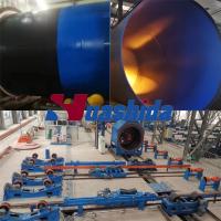China Steel Pipe Coating Line with Internal FBE and External 3LPE for 159-4200mm Pipes Featuring Microcomputer-Controlled Automation for sale