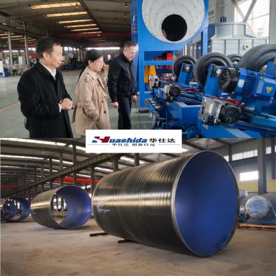 China 3LPE Coating Pipe Production Line with FBE Internal Coating and Medium-Frequency Heating System for Steel Pipe Anti-Corrosion for sale
