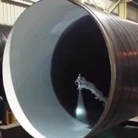 China 3LPE External Internal Epoxy Liquid Spray Coating Line For Steel Gas Oil for sale