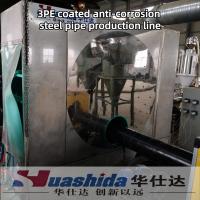 China O-Type Extrusion 3PE Coating Production Line with SA 2.5 Surface Treatment for 50mm-426mm Metal Pipes for sale