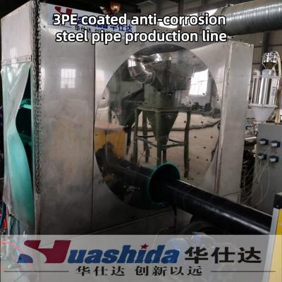 China O-Type Extrusion 3PE Coating Production Line with SA 2.5 Surface Treatment for 50mm-426mm Metal Pipes for sale