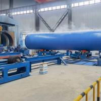 China 3PE Coating Pipe Production Line with 20mm - 1420mm Pipe Diameter Range and Epoxy Powder Thickness More Than 170 Um Featuring Shot Blasting Surface Treatment for sale