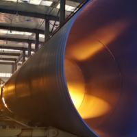 China Automatic 3LPE Coating Pipe Production Line with Shot Blasting and Sa2.5 Cleaning Level for Steel Pipe Coating for sale