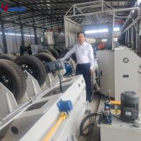 China Automated Large-Diameter Pre-Insulated Pipe Production Line with High-Pressure Air Type Polyurethane Spray Foam for sale