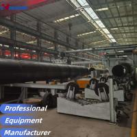 China Automated Polyurethane PU Spraying Foam Pre-Insulated Pipe Production Line with Rust Removal Equipment for Large-Diameter Insulation Pipes for sale