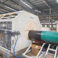 China Automatic 3LPE Coating Pipe Production Line with SA2.5 Cleaning Level for 50-4200mm Steel Pipe Coating for sale