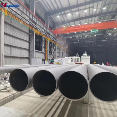 China PLC Controlled 3LPE Coating Pipe Production Line with Induction Heating and SA2.5 Surface Treatment for sale
