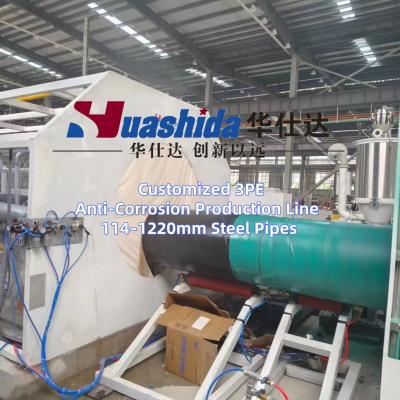 China Fusion-bonded Epoxy Coating Production Line Steel Pipe Anti-Corrosion Coating Equipment for sale