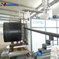 China HDPE Hollow Wall Corrugated Pipe Extruder Line with 200-3000mm Pipe Diameter and 1000kg/H Max Output for Corrosion Resistant Applications for sale